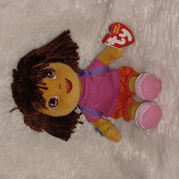 Ty | Toys | Ty Beanie Buddies Dora The Explorer 8 Plush Soft Doll ...